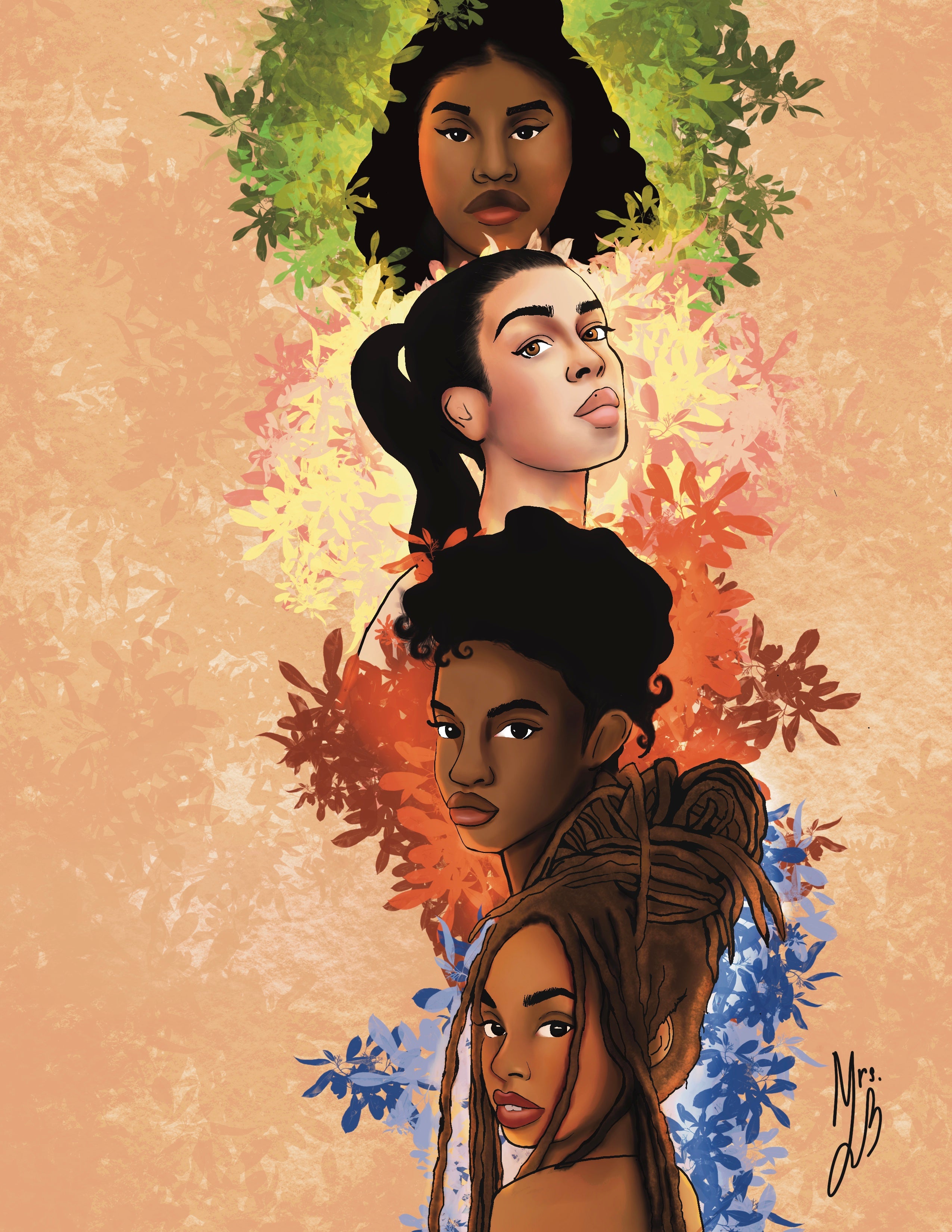"Seasons" | Print & Canvas | – Mrs. Lina Bina